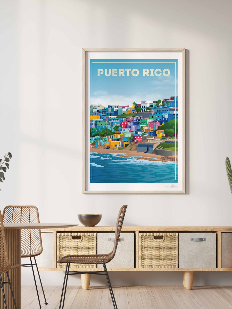 Puerto Rico Travel Poster Print – Paradise Posters