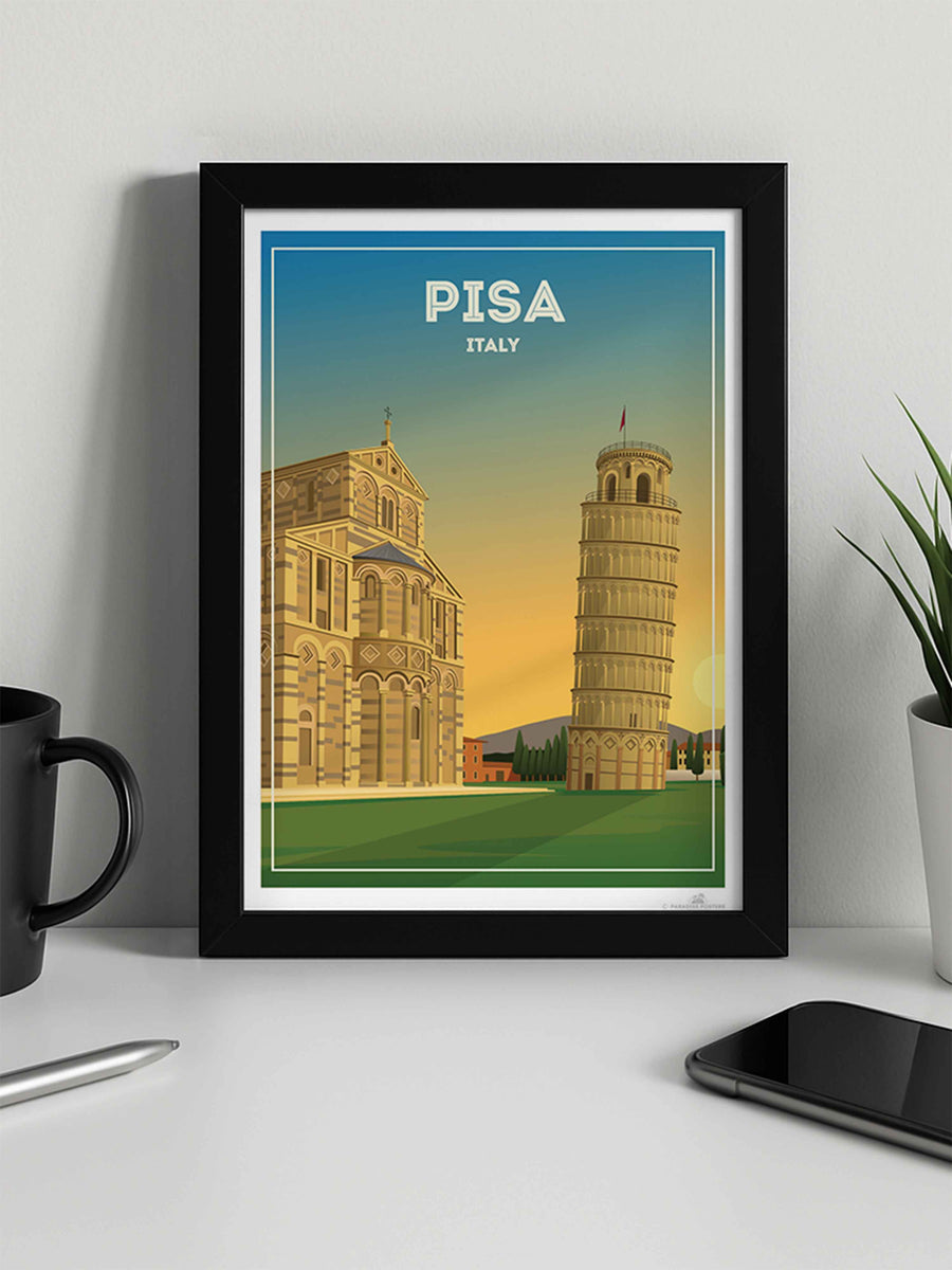 Bring Pisa Home: A Closer Look at Paradise Posters' Pisa Travel Print