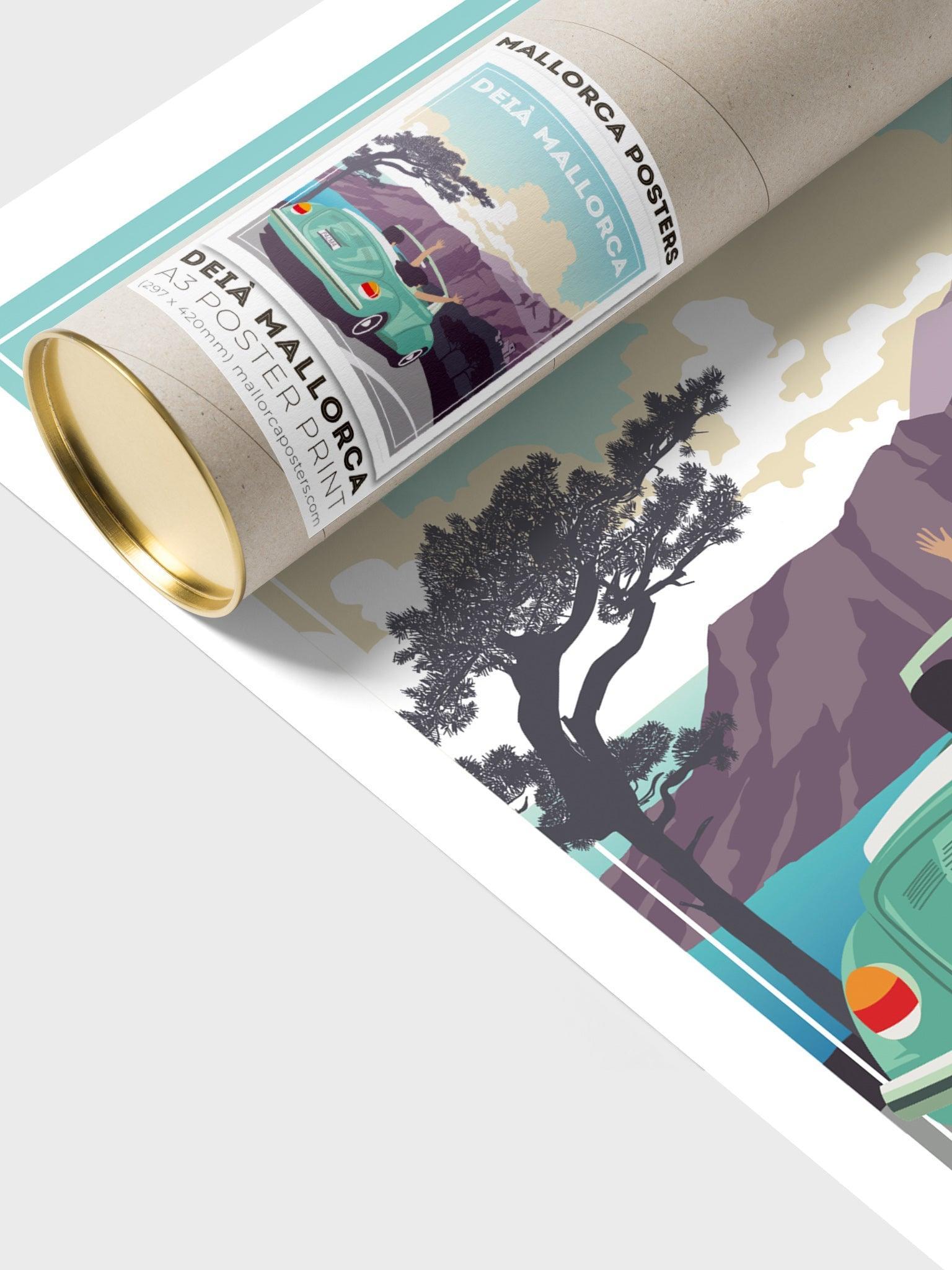 Deia Mallorca Travel Poster Print – Paradise Posters