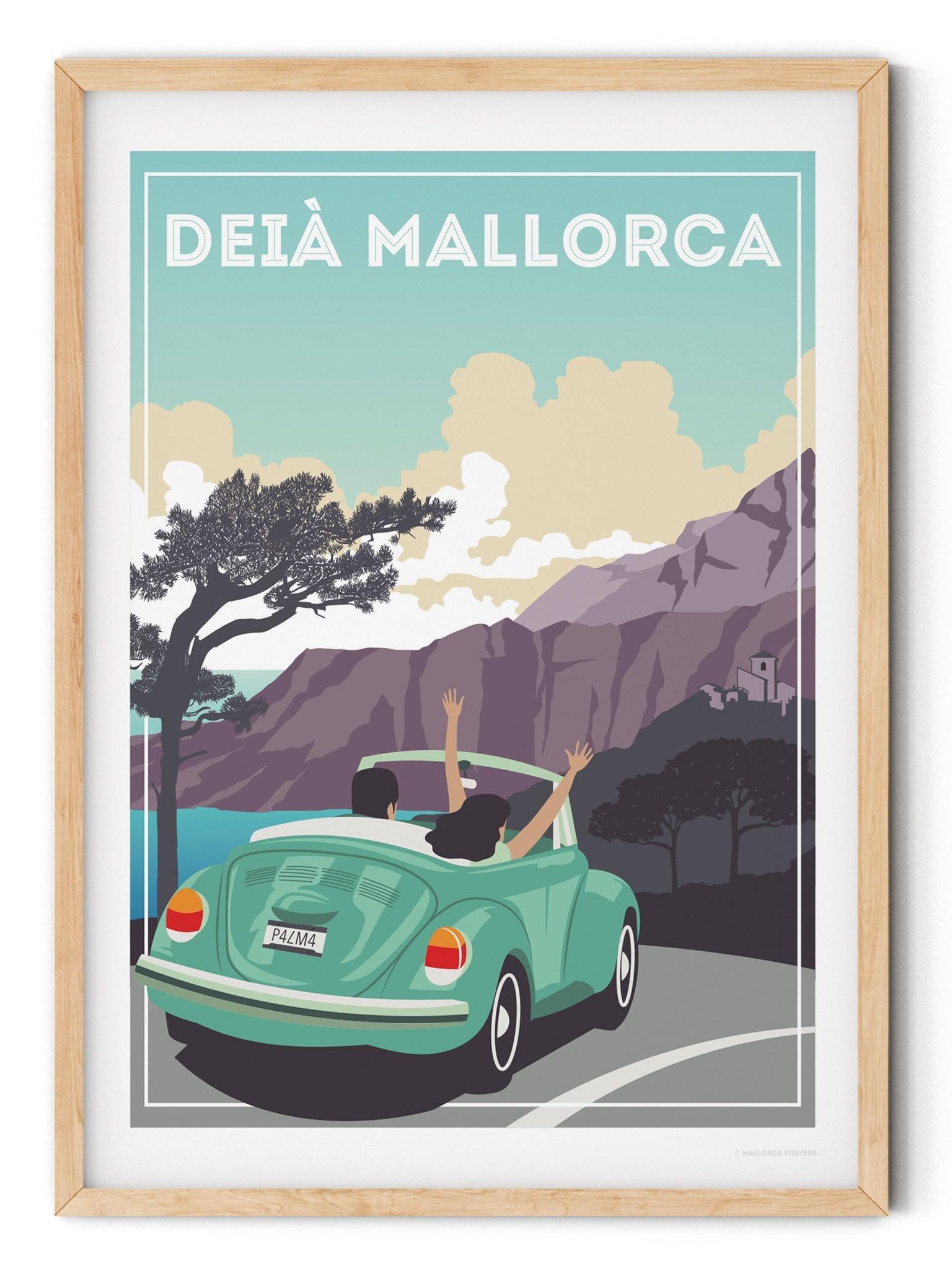 Deia Mallorca Travel Poster Print – Paradise Posters