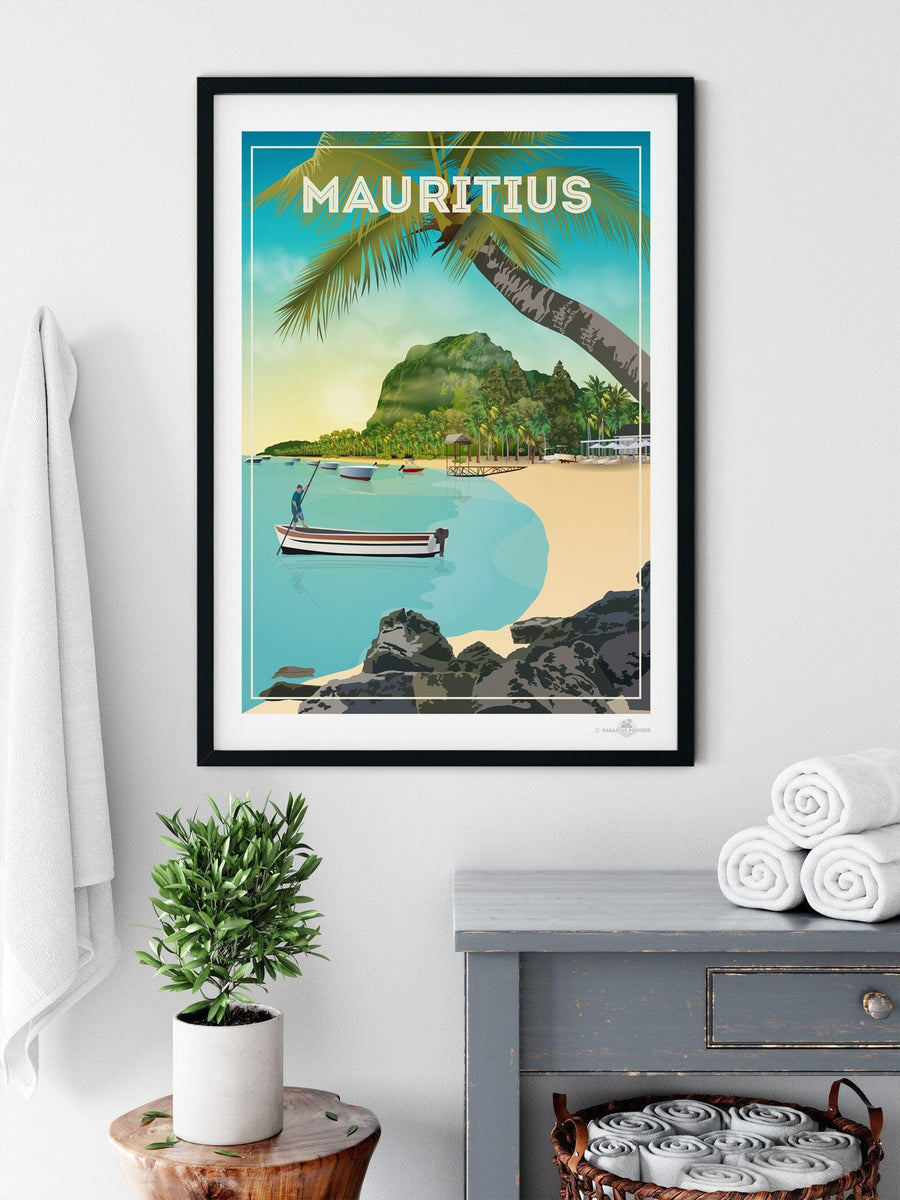 Mauritius Travel Poster Print – Paradise Posters