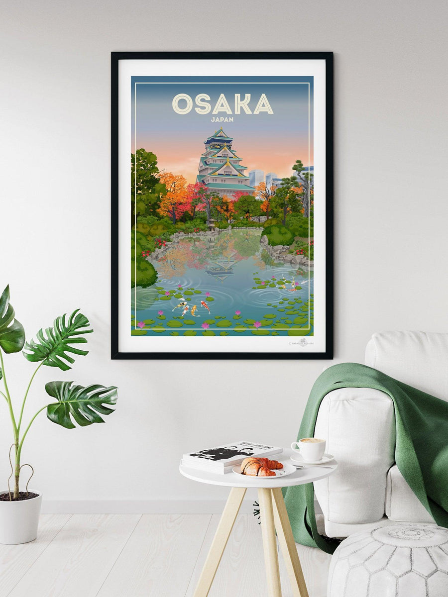 Osaka Japan Travel Poster Print – Paradise Posters