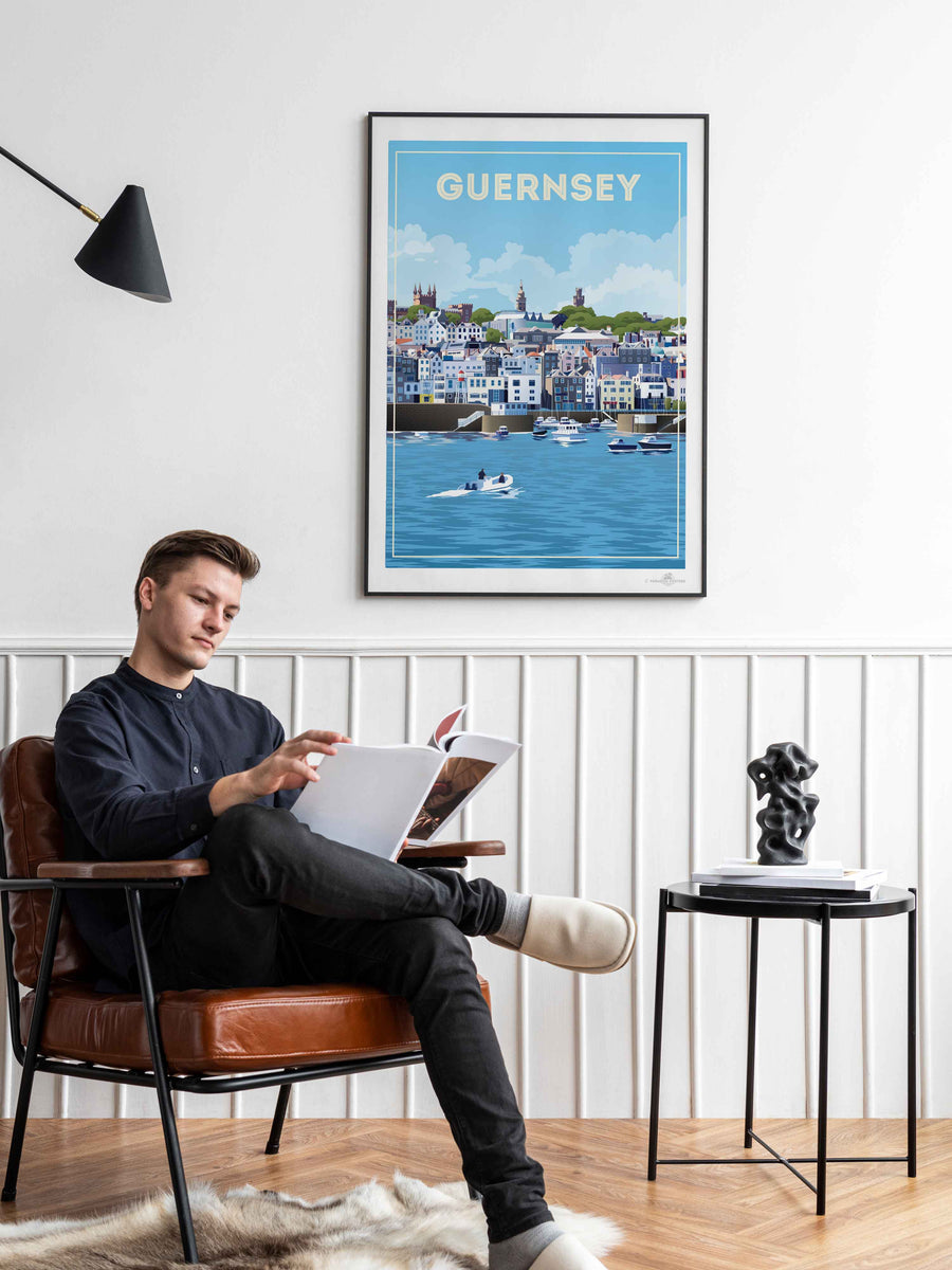 Guernsey Travel Poster Print – Paradise Posters