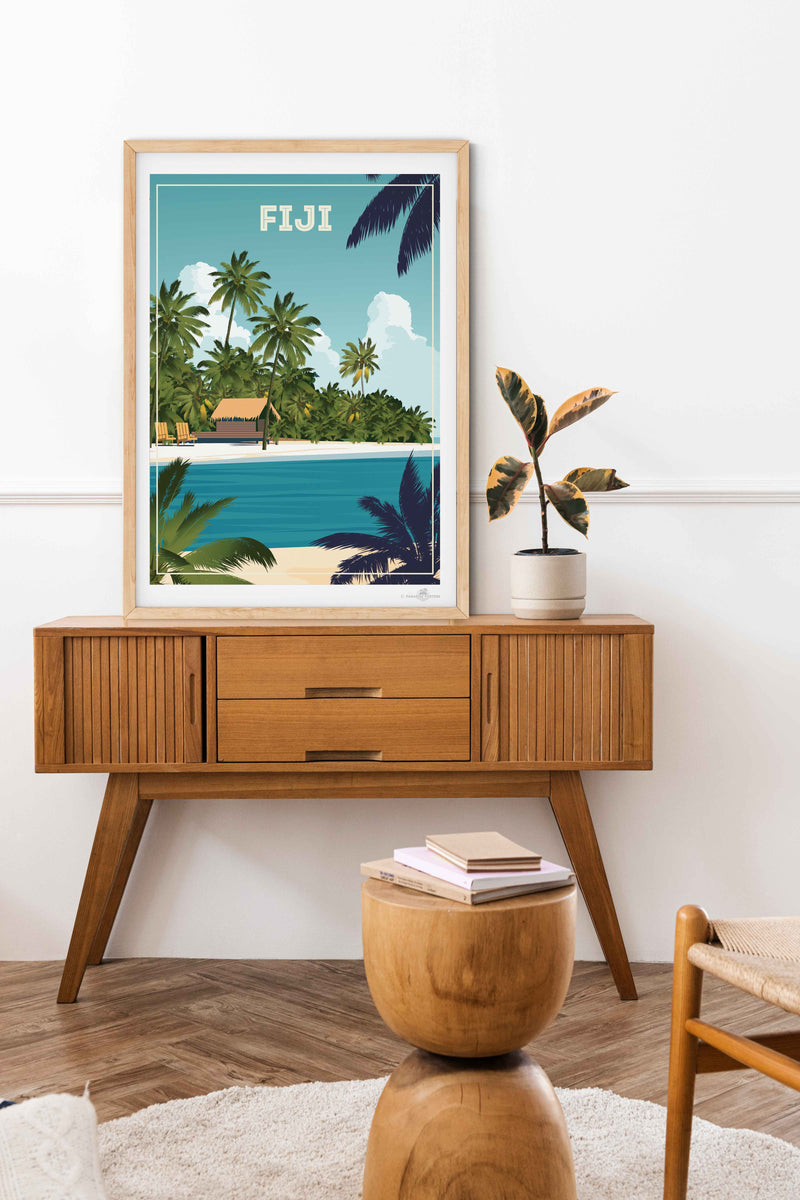 Fiji Travel Poster Print – Paradise Posters