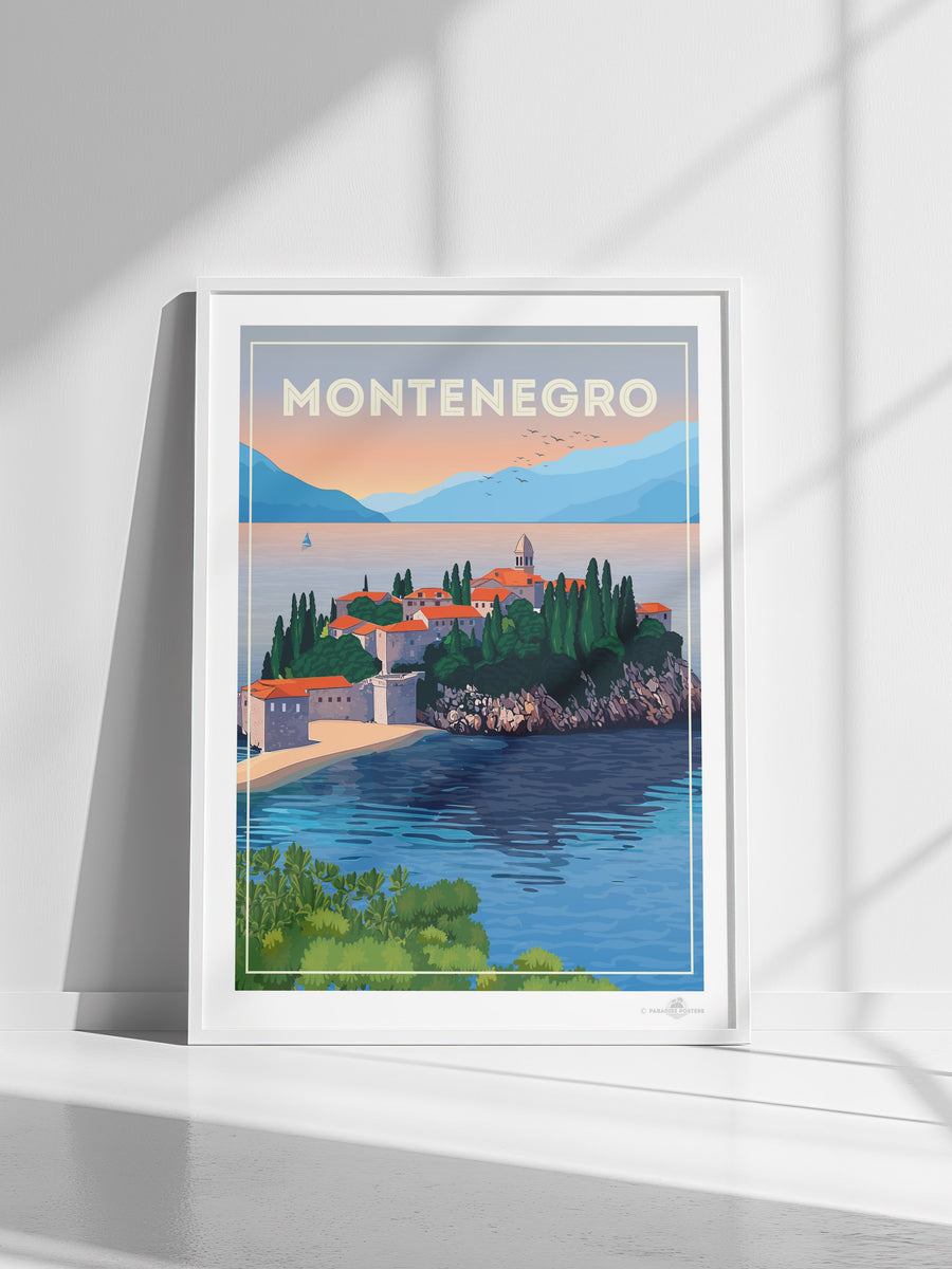 Montenegro Travel Poster Print – Paradise Posters