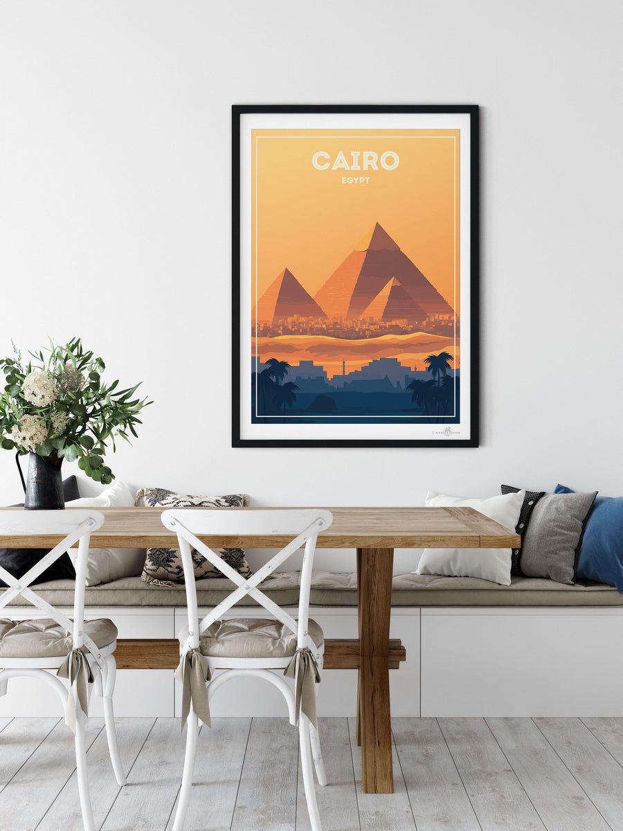 Cairo Egypt Travel Poster Print – Paradise Posters