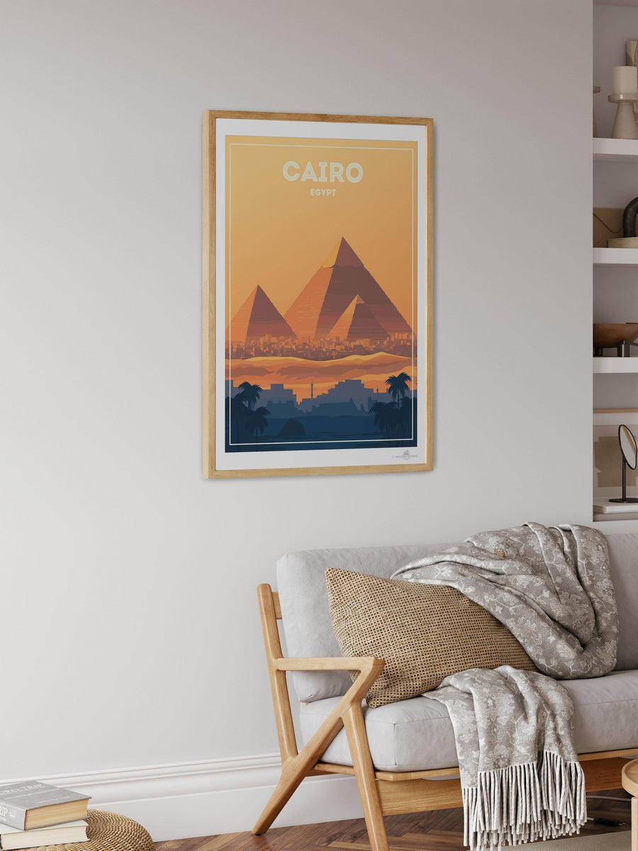 Cairo Egypt Travel Poster Print – Paradise Posters