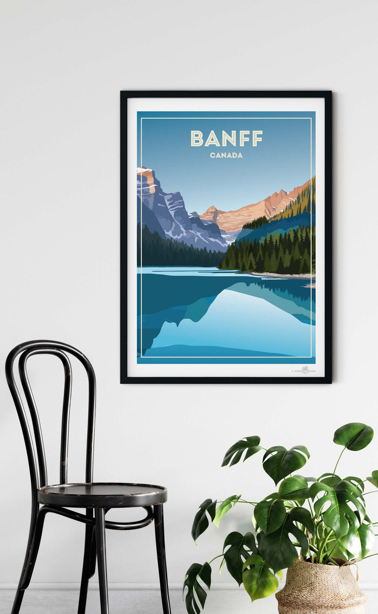 Banff Canada Poster Print – Paradise Posters