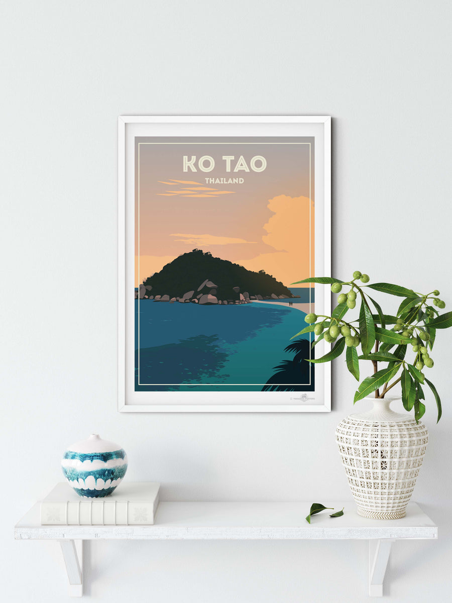 Ko Tao Thailand Poster Print – Paradise Posters