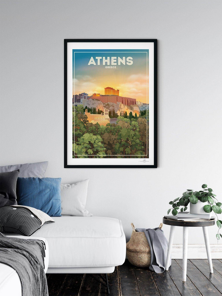 Athens Greece poster print – Paradise Posters