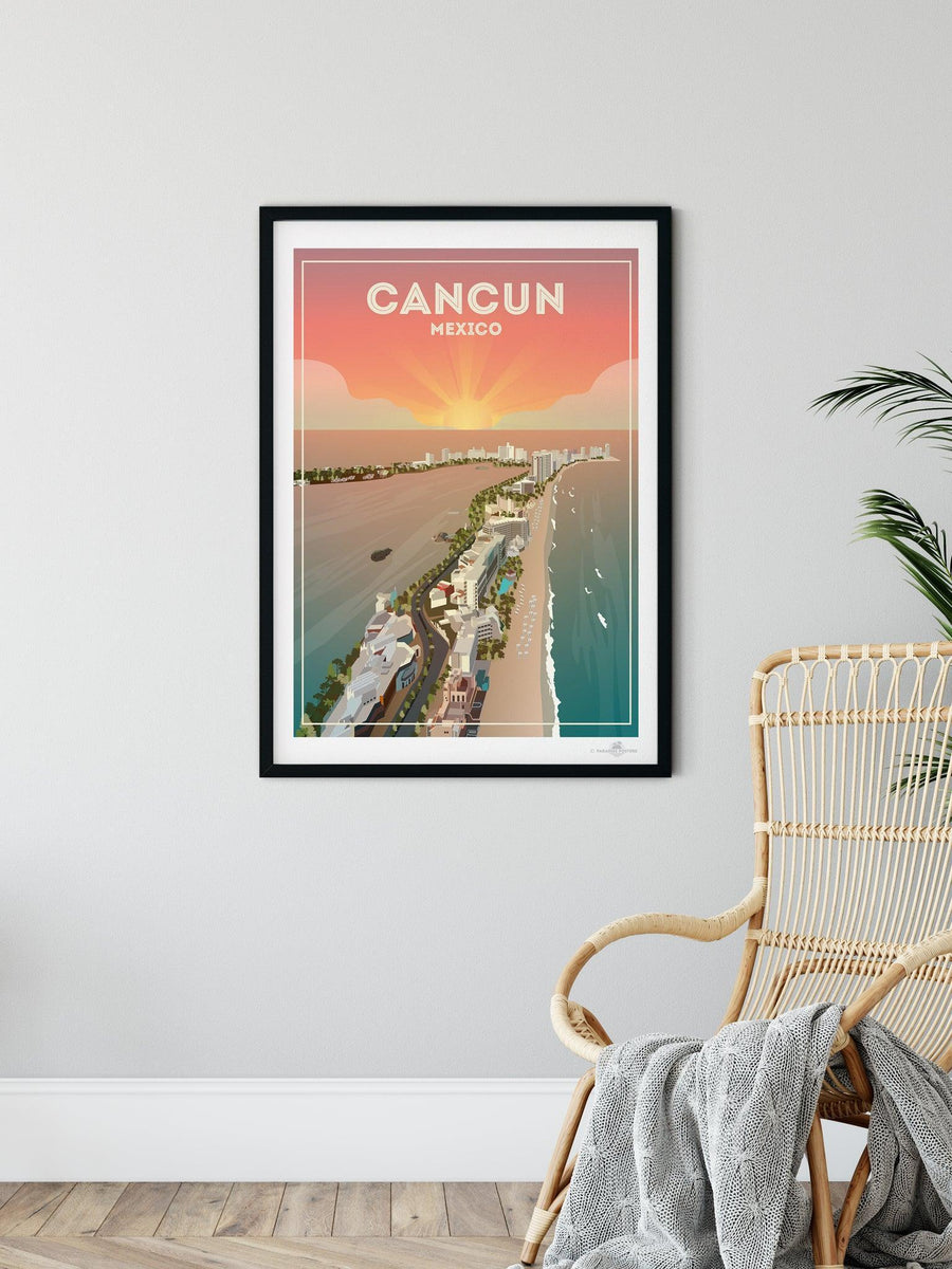 Cancun Mexico poster print – Paradise Posters