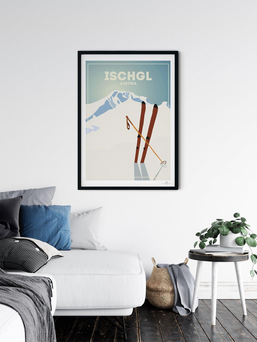 Ischgl Austria Travel Poster Print – Paradise Posters
