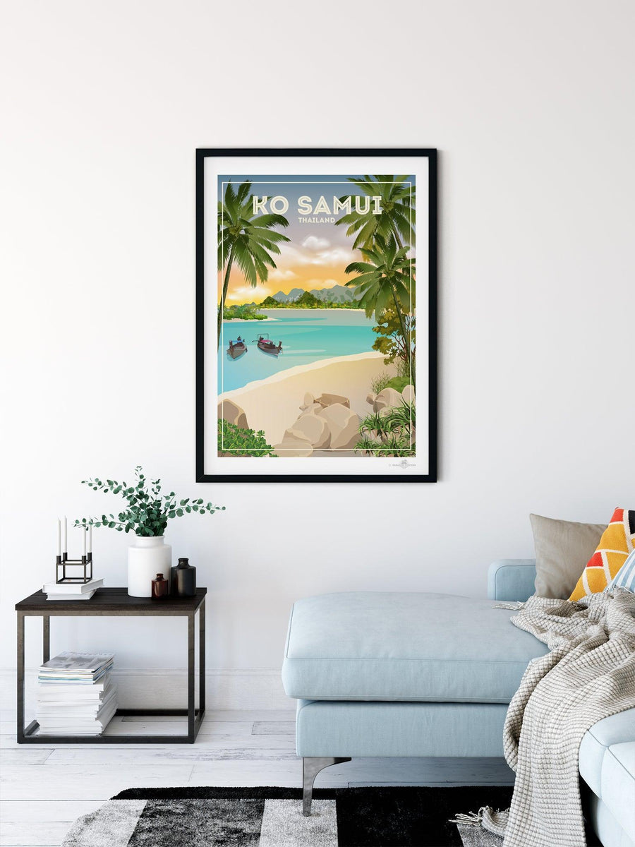 Ko Samui Thailand Poster Print – Paradise Posters