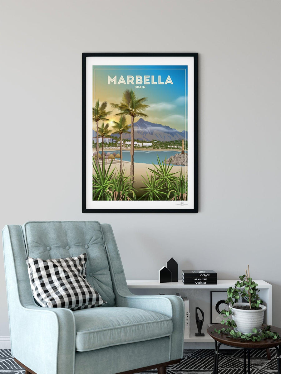 Marbella Spain Poster Print – Paradise Posters