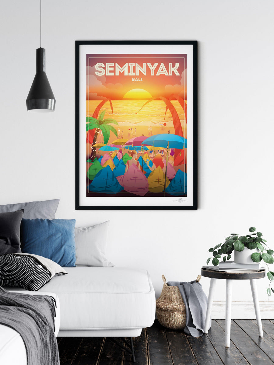 Seminyak Bali poster print – Paradise Posters