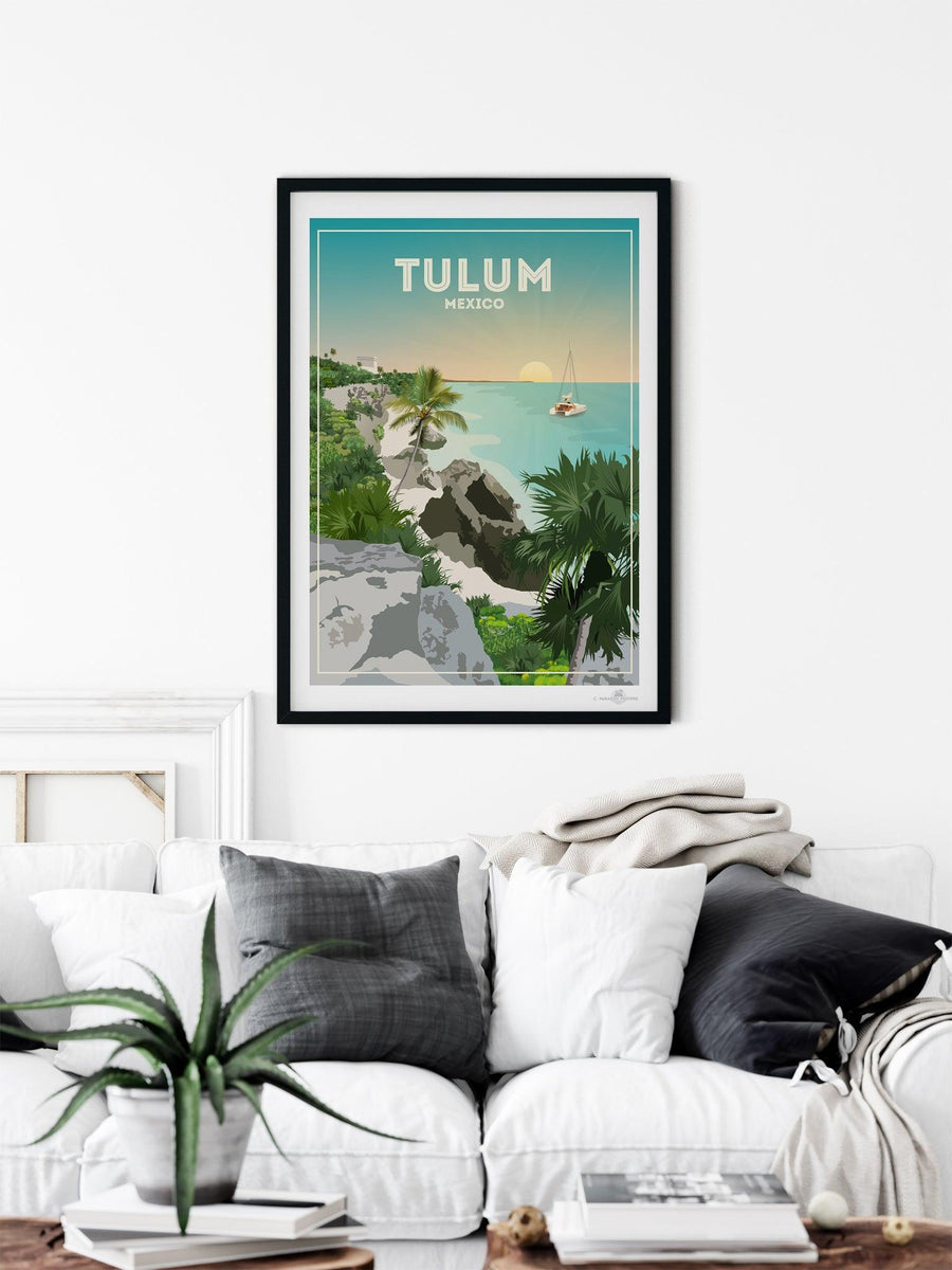 Tulum Mexico Poster Print – Paradise Posters